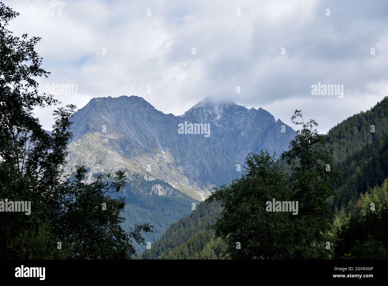 The Pianalto and Croda Nera peaks in the Vedrette di Ries group in Val ...