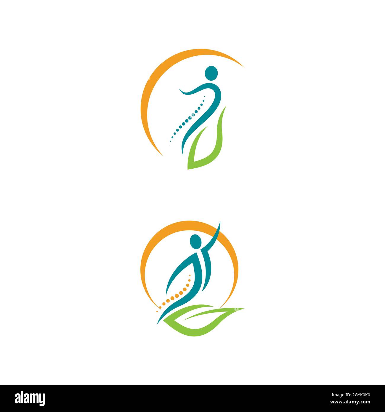 chiropractic symbol Vector icon design illustration Template Stock ...