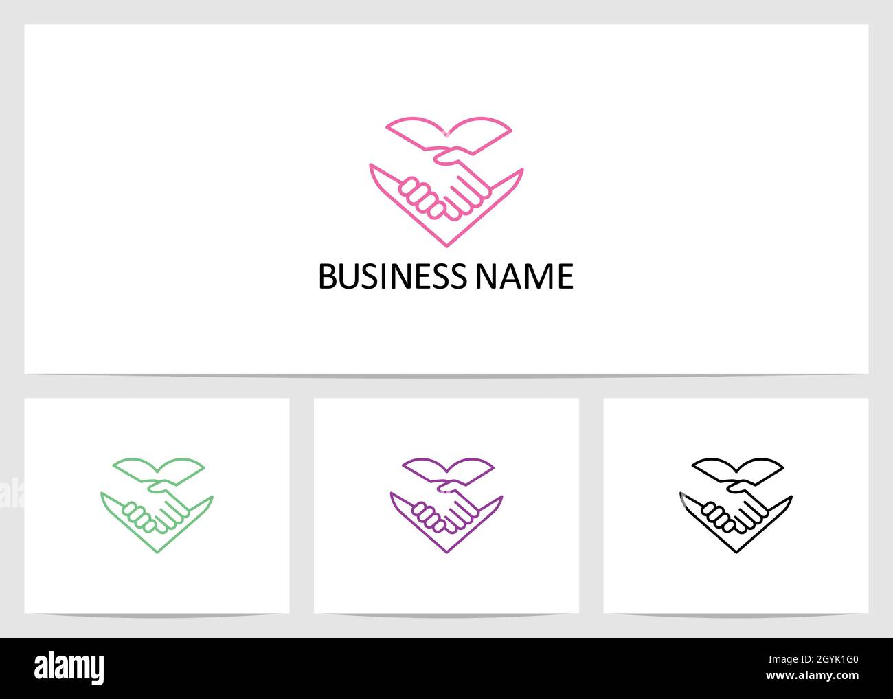 Holding Hand Inside A Heart Logo Design Stock Vector Image & Art - Alamy