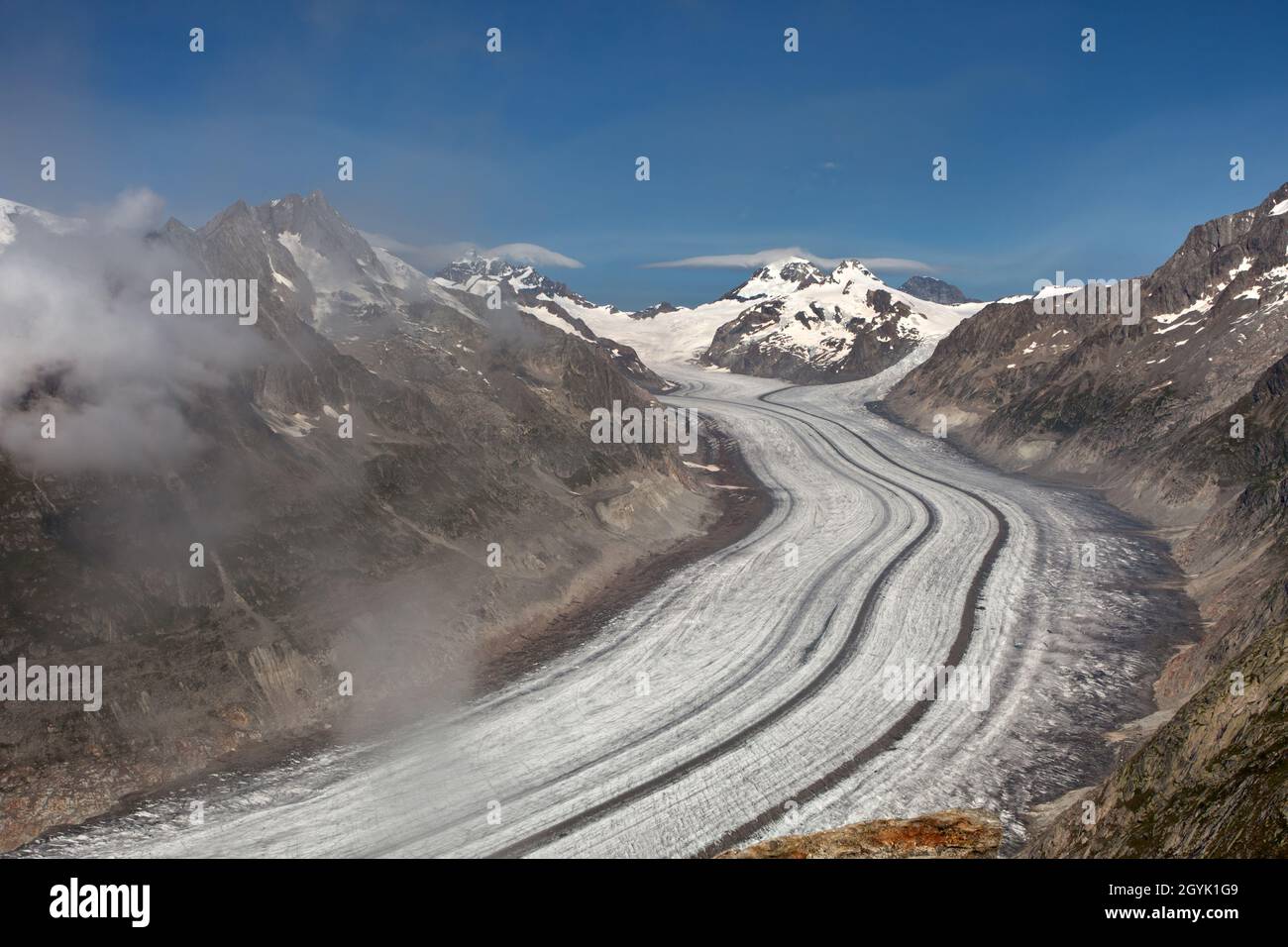 Grosse aletschgletscher hi-res stock photography and images - Alamy