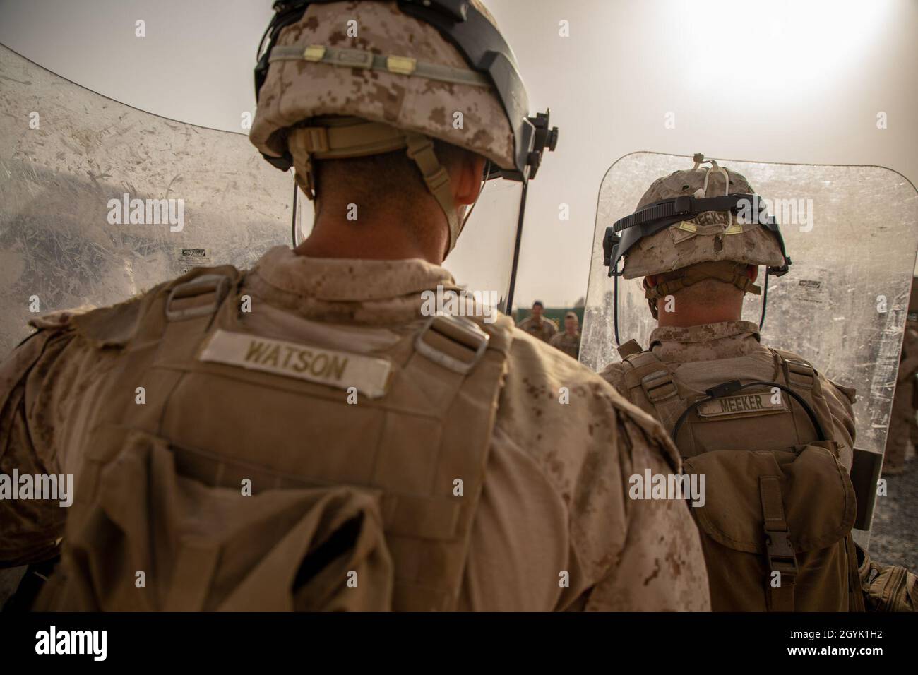 Riot control techniques hi-res stock photography and images - Alamy