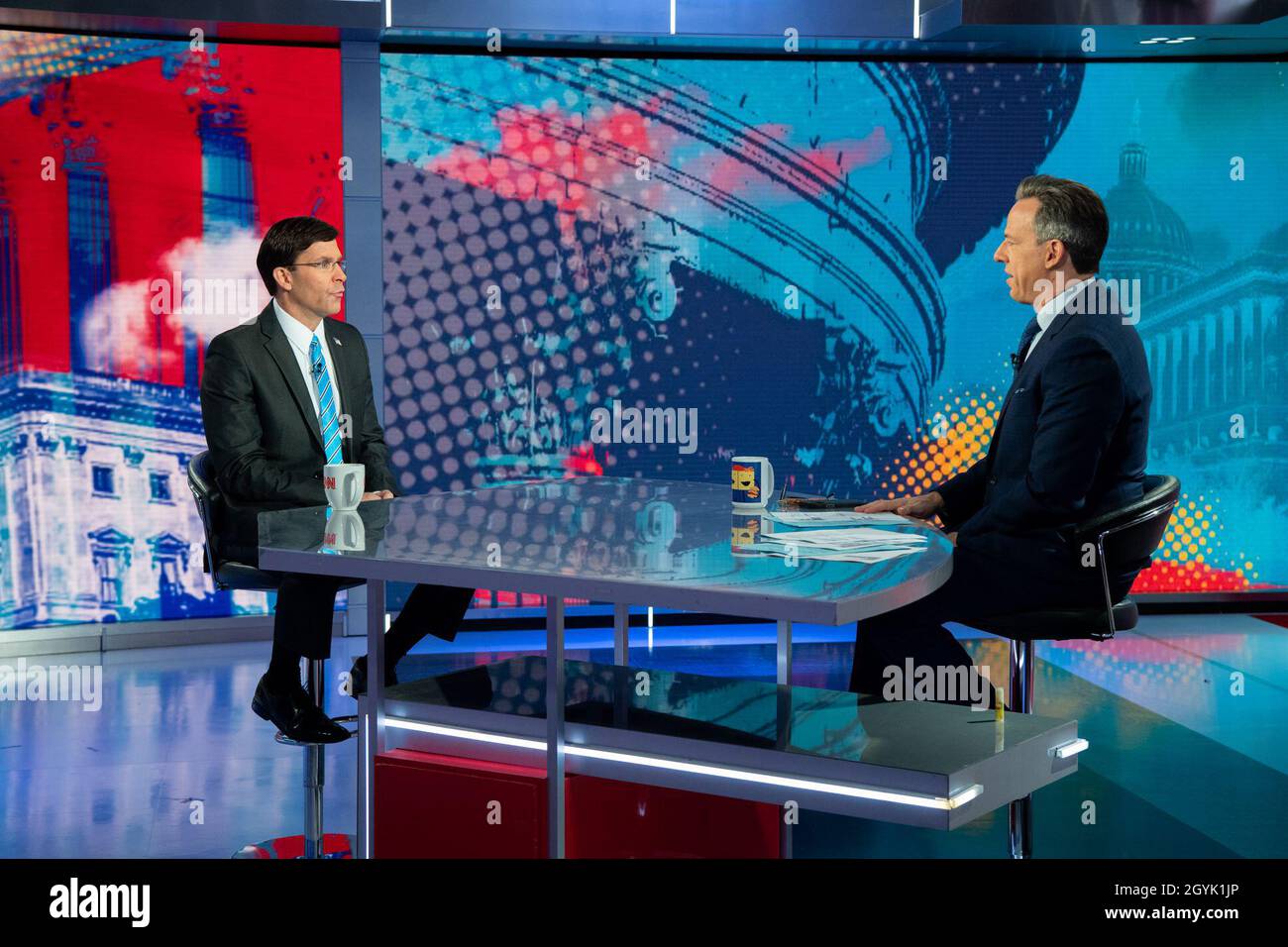 Mark esper interview hi-res stock photography and images - Alamy