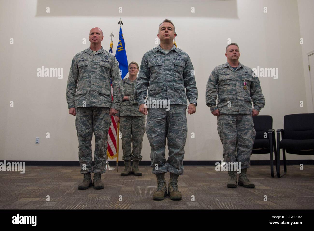 Lt. Col. Michael Spauling relinquishes command of the 124th Maintenance ...