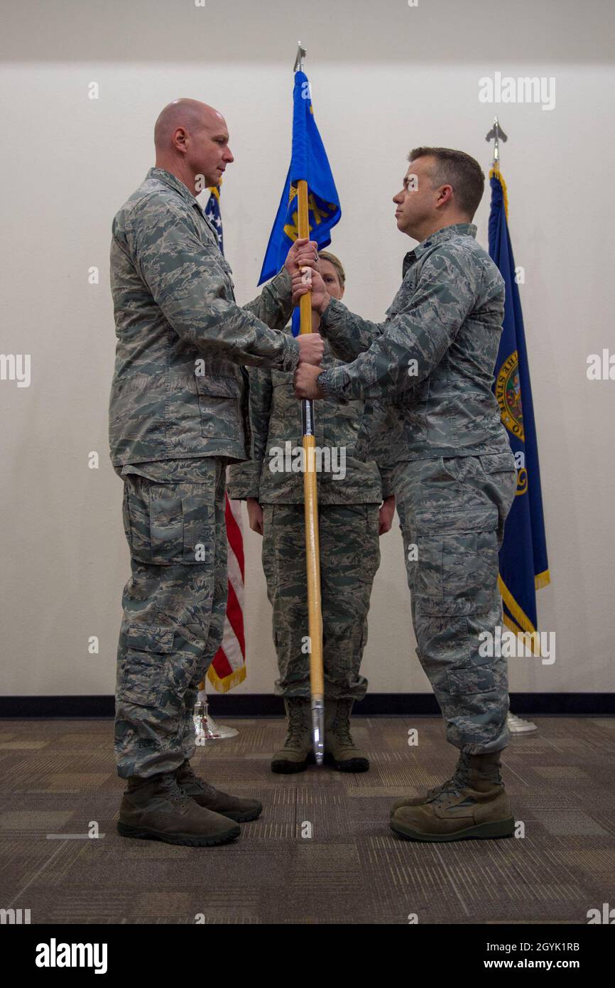 Lt. Col. Michael Spauling relinquishes command of the 124th Maintenance ...
