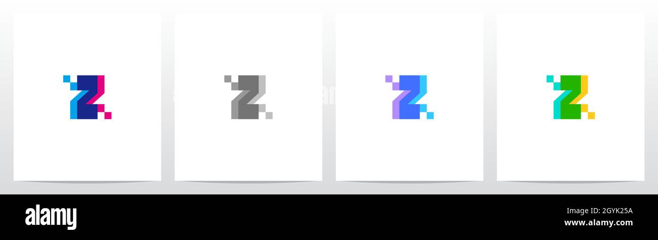 Merge Overlay Letter Logo Design Z Stock Vector Image & Art - Alamy