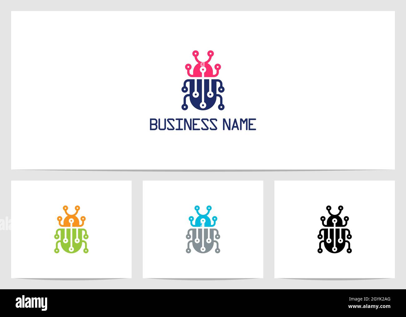 Bug logo hi-res stock photography and images - Alamy