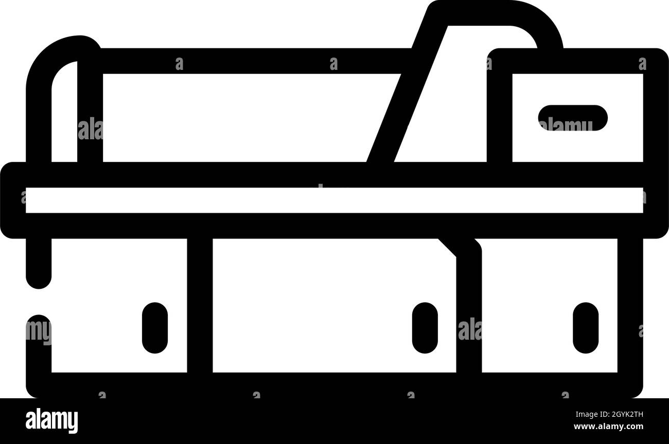 metal material part production factory machine line icon vector ...