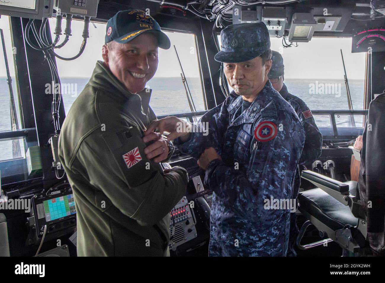 200113-N-ZS023-1022 EAST CHINA SEA (Jan. 13, 2020) Capt. Luke Frost ...