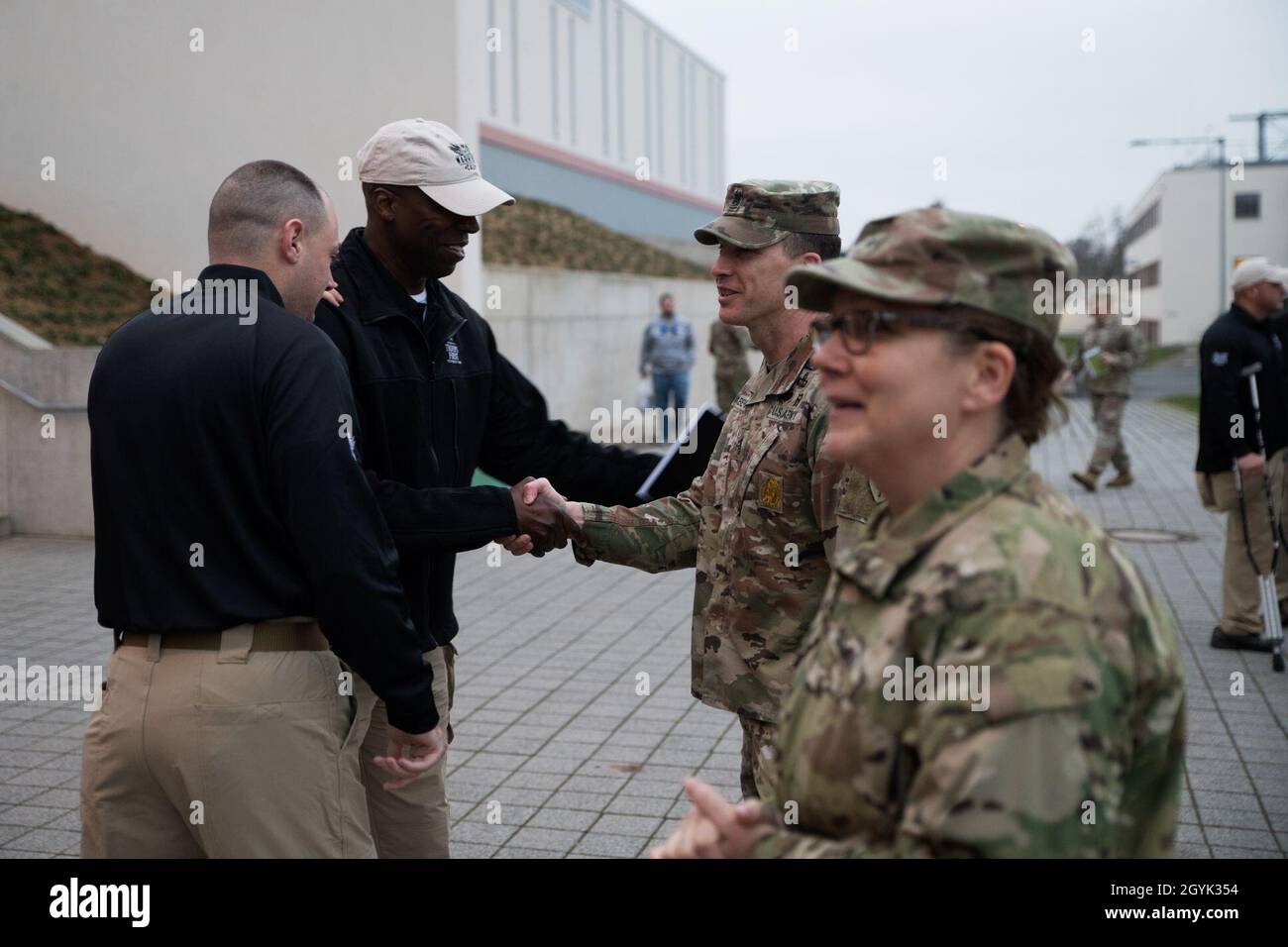 Combat veterans associated with Troops First Foundation arrive at U.S ...