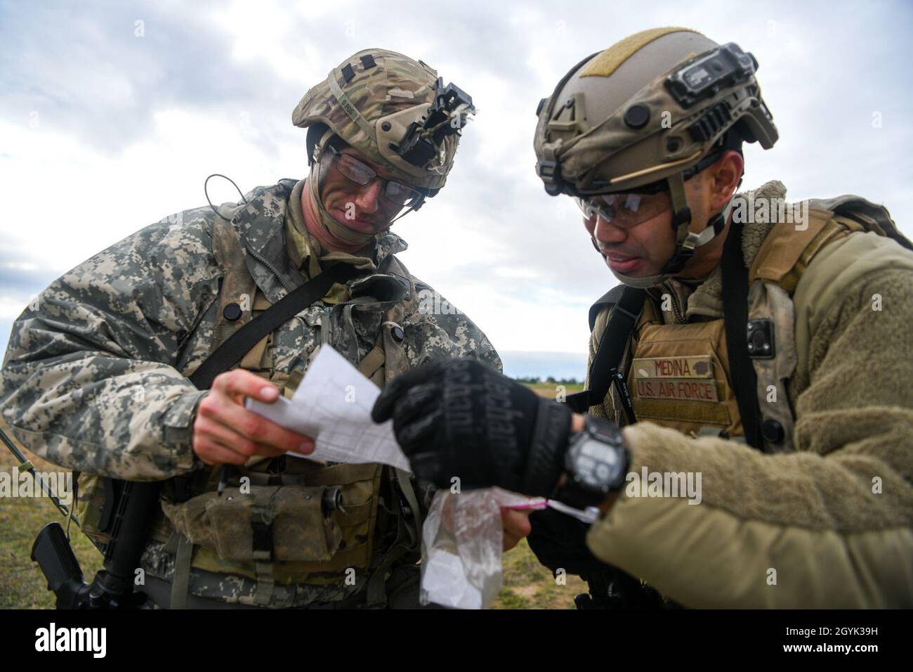 Army Sgt. Dylan Keith, 725th Brigade Support Battalion (Airborne) radio ...