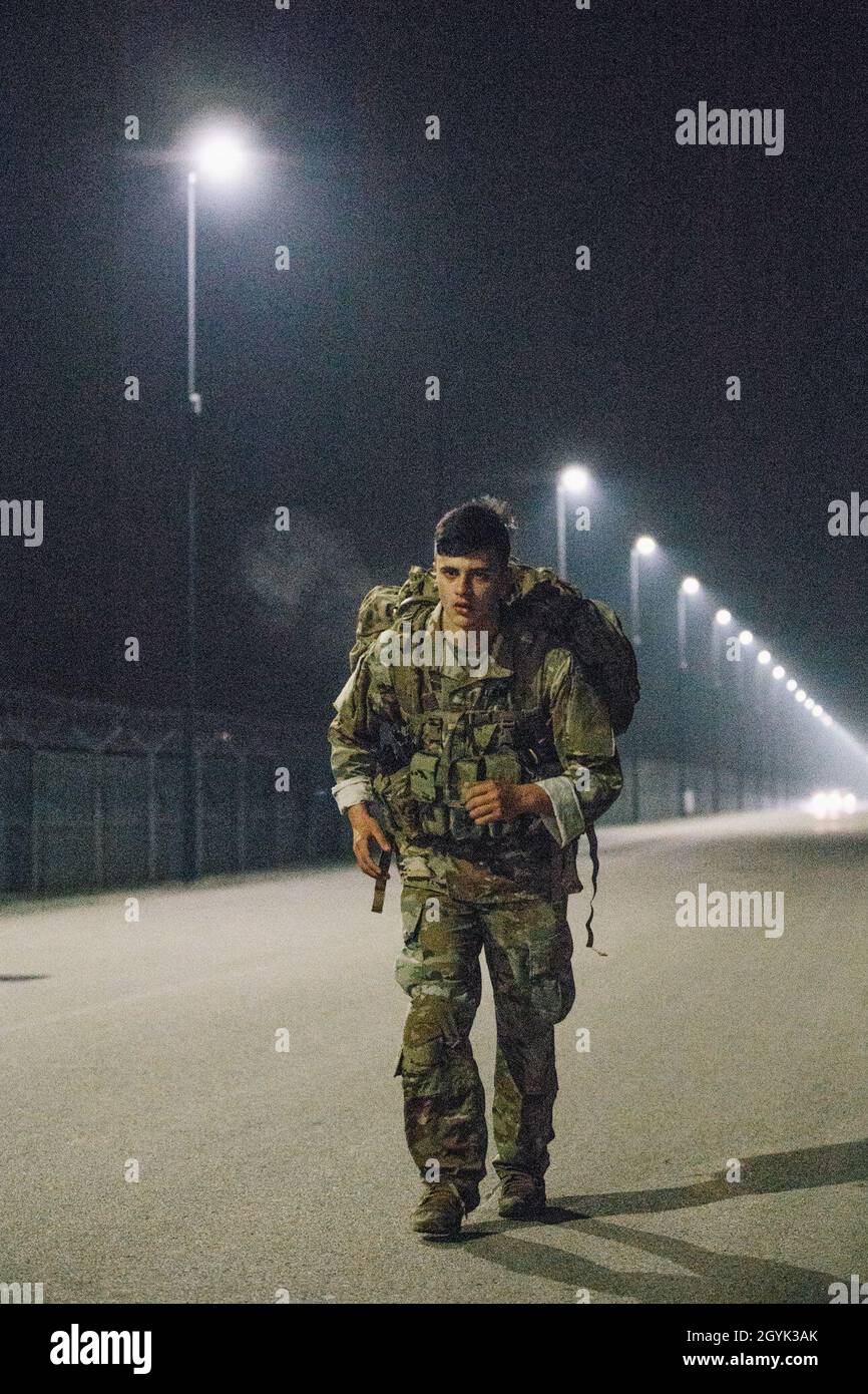 U.S. Army paratroopers assigned to the 54th Brigade Engineer Battalion ...