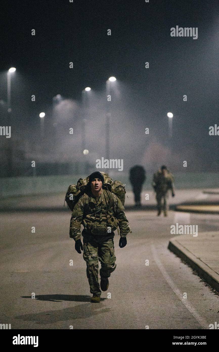 U.S. Army paratroopers assigned to the 54th Brigade Engineer Battalion ...