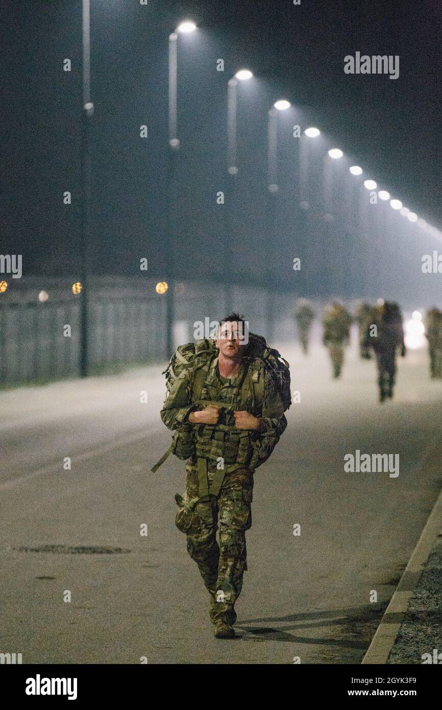 U.S. Army paratroopers assigned to the 54th Brigade Engineer Battalion ...