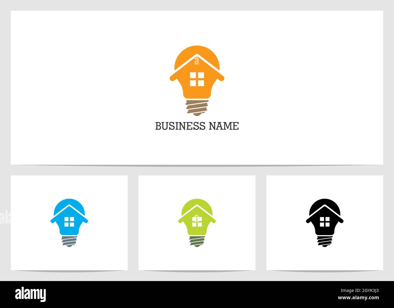 House Inside Lightbulb logo Design Stock Vector Image & Art - Alamy