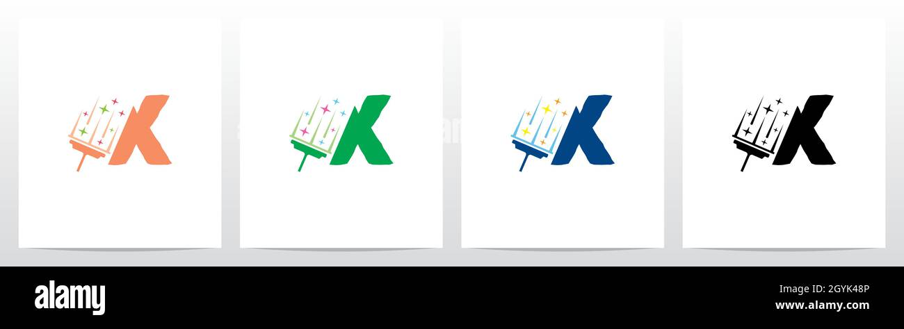 Glass Scraper Cleaning Letter Logo Design X Stock Vector Image & Art ...