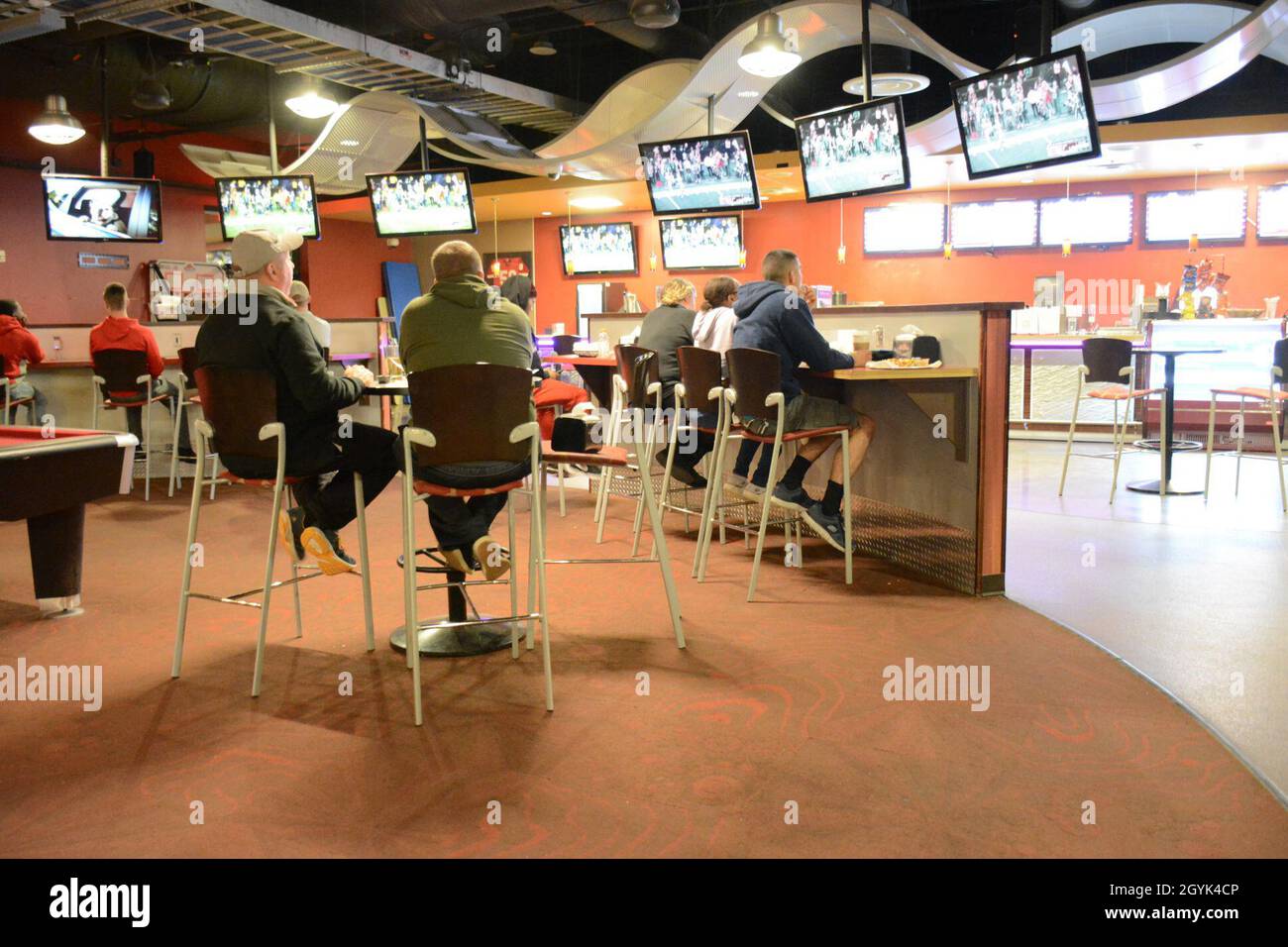 Soldiers from the 1st Infantry Division and Fort Riley watch as Clemson ...