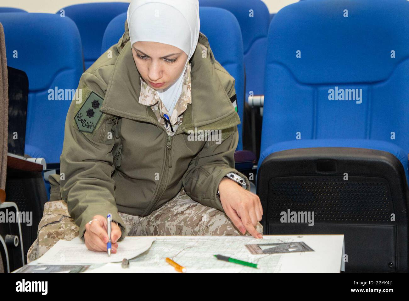 A Jordan Armed Forces-Arab Army (JAF) Quick Reaction Force Female ...