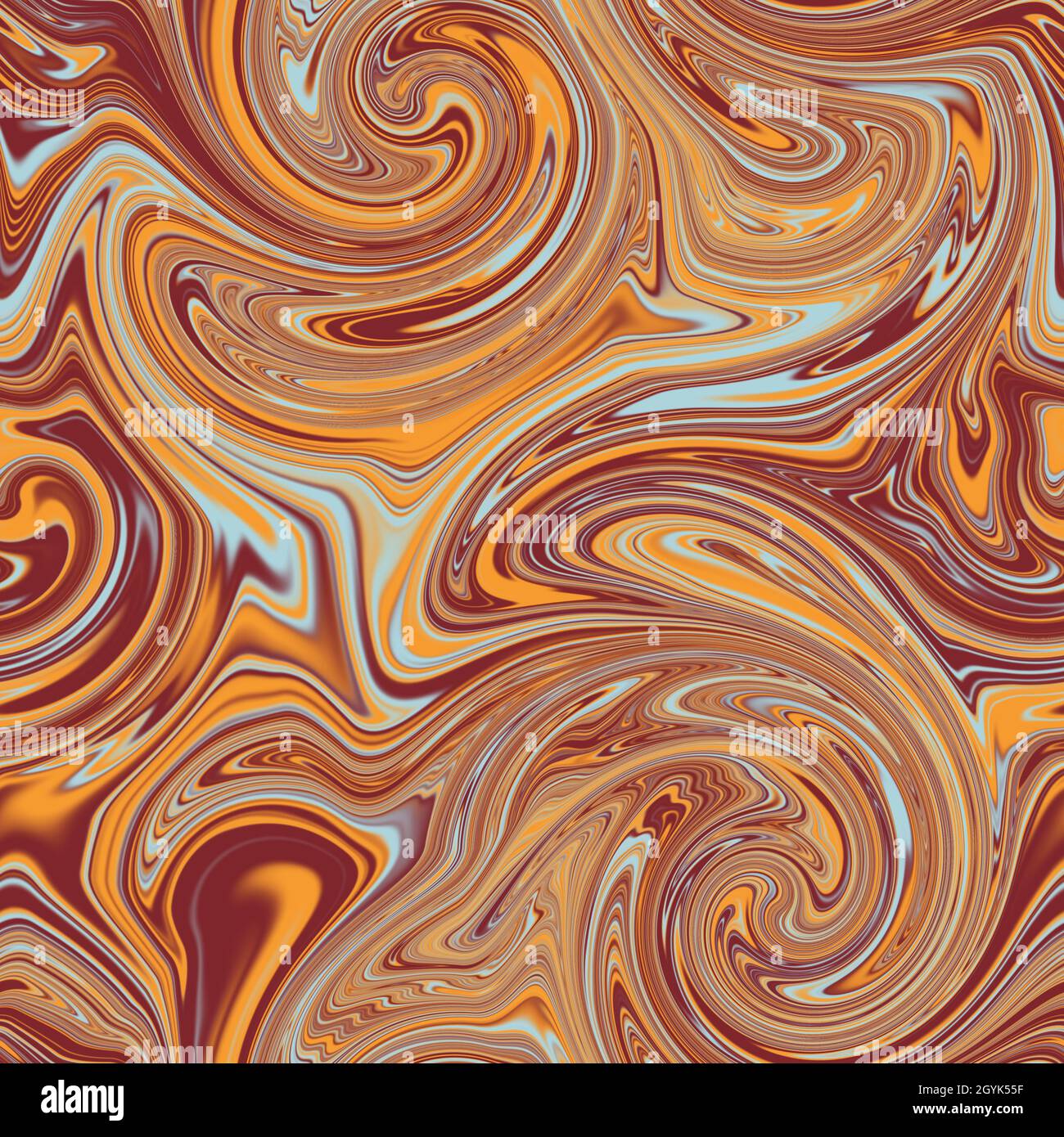 Seamless twirly swirly abstract liquid marble surface pattern design ...