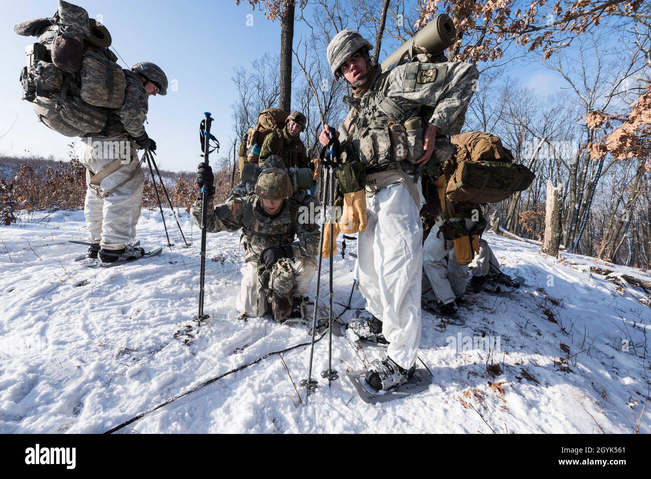 Students participate in cold weather operations class at Total Force ...