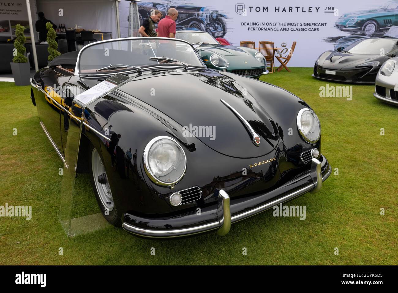 1955 Porsche 356 Speedster, on display at the Concours d Elegance held ...