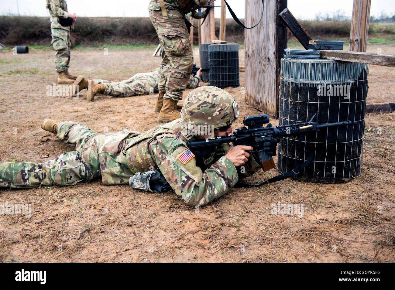 Soldiers from the 1-112th Calvary Regiment, Texas Army National Guard ...