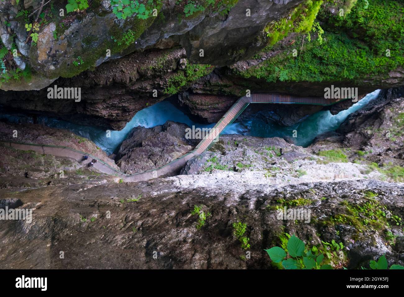 Aerial view of a rive Stock Photo - Alamy