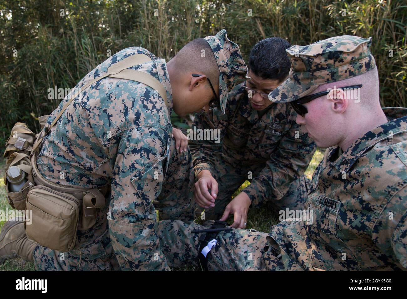 U.S. Marines with III Marine Expeditionary Force Support Battalion ...