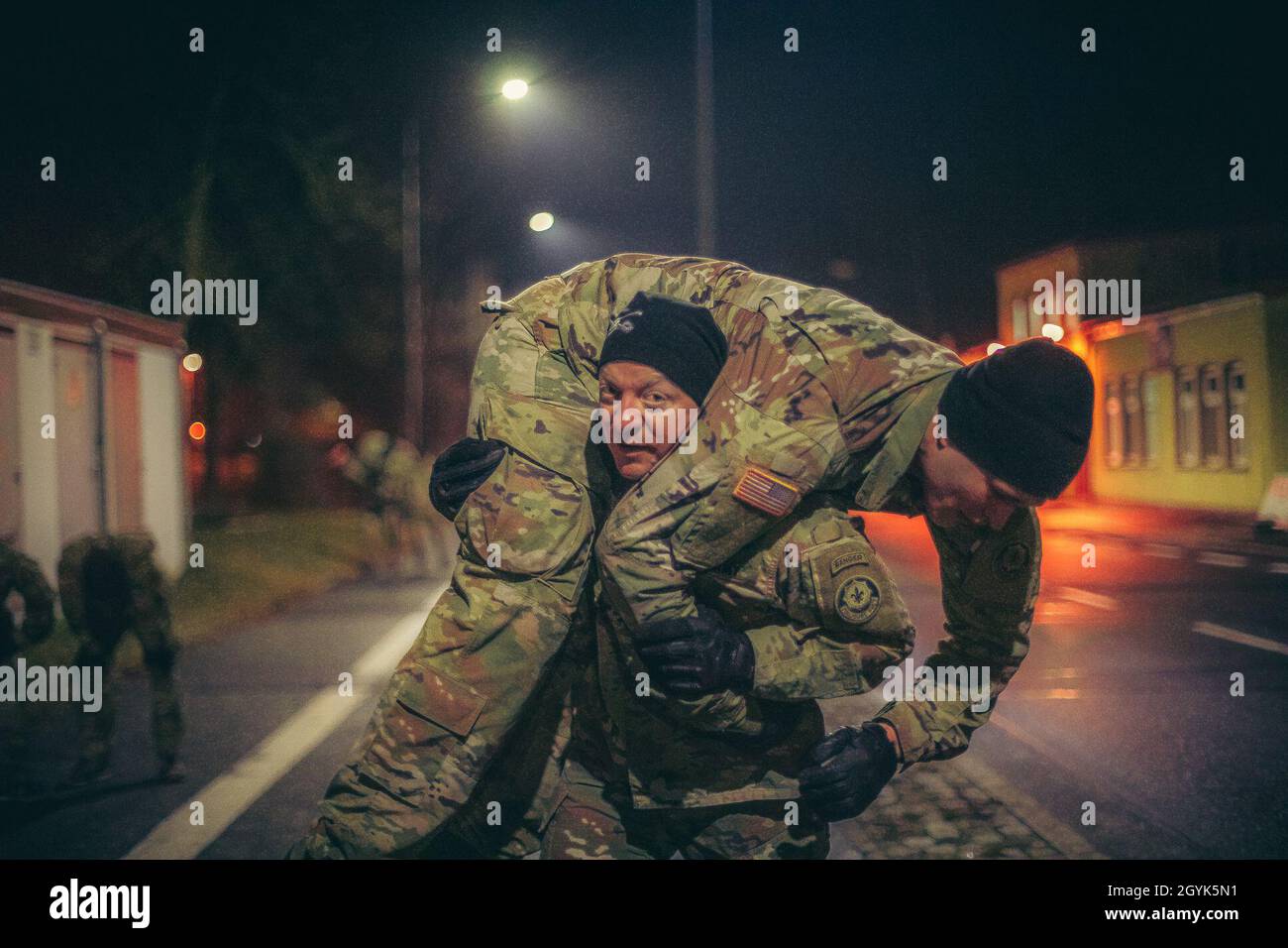 U.S. Army Col. Thomas Hough, regimental commander, 2d Cavalry Regiment ...