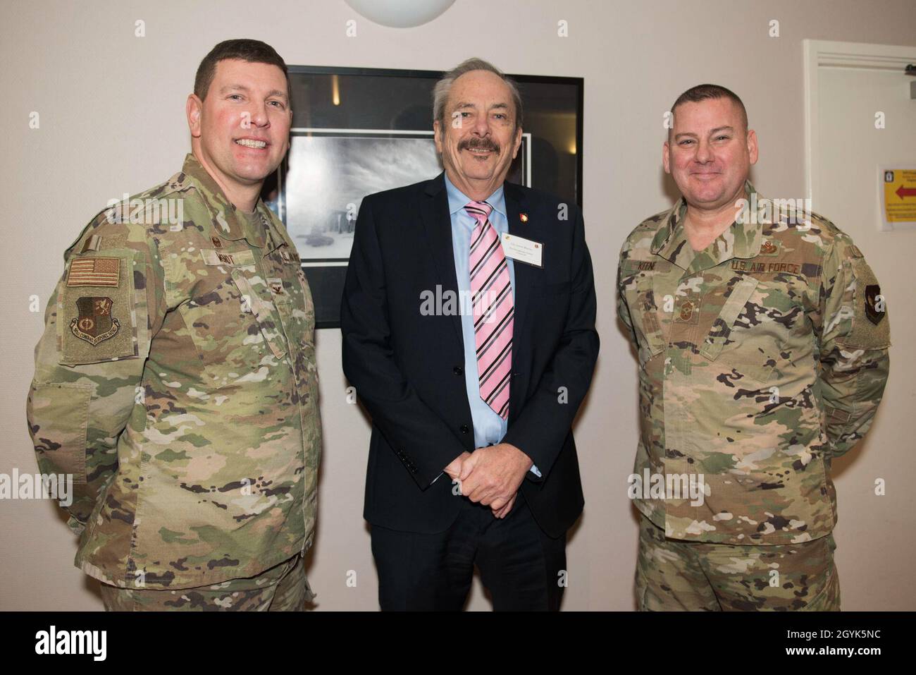 U.S. Air Force Col. Kurt Wendt, 501st Combat Support Wing commander ...