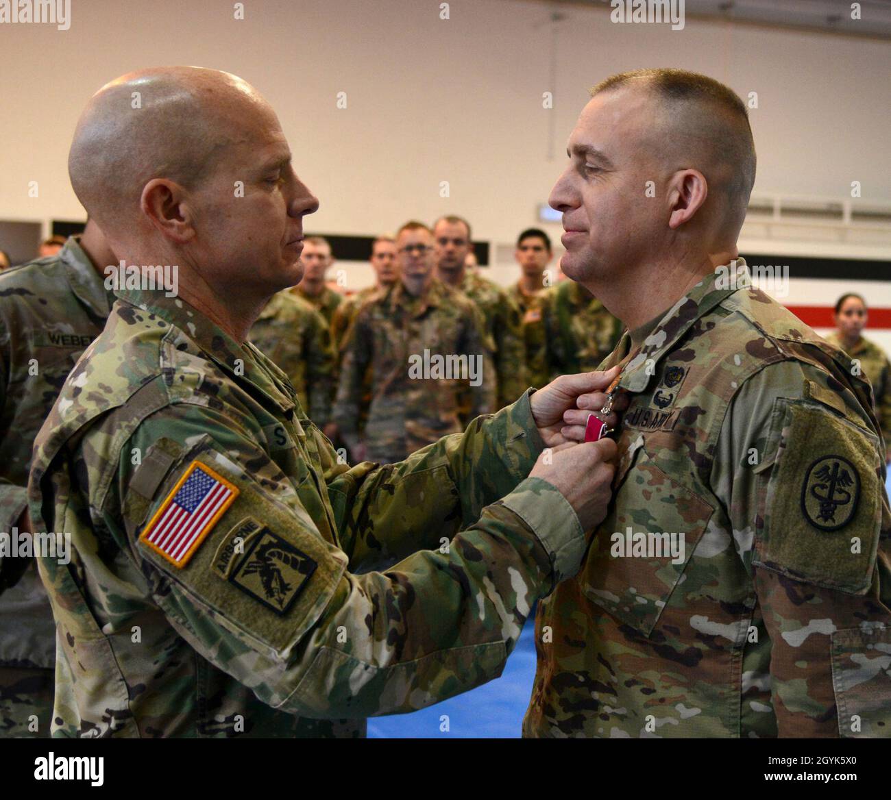 Brig. Gen. Ronald T. Stephens (left), commanding general, Regional ...