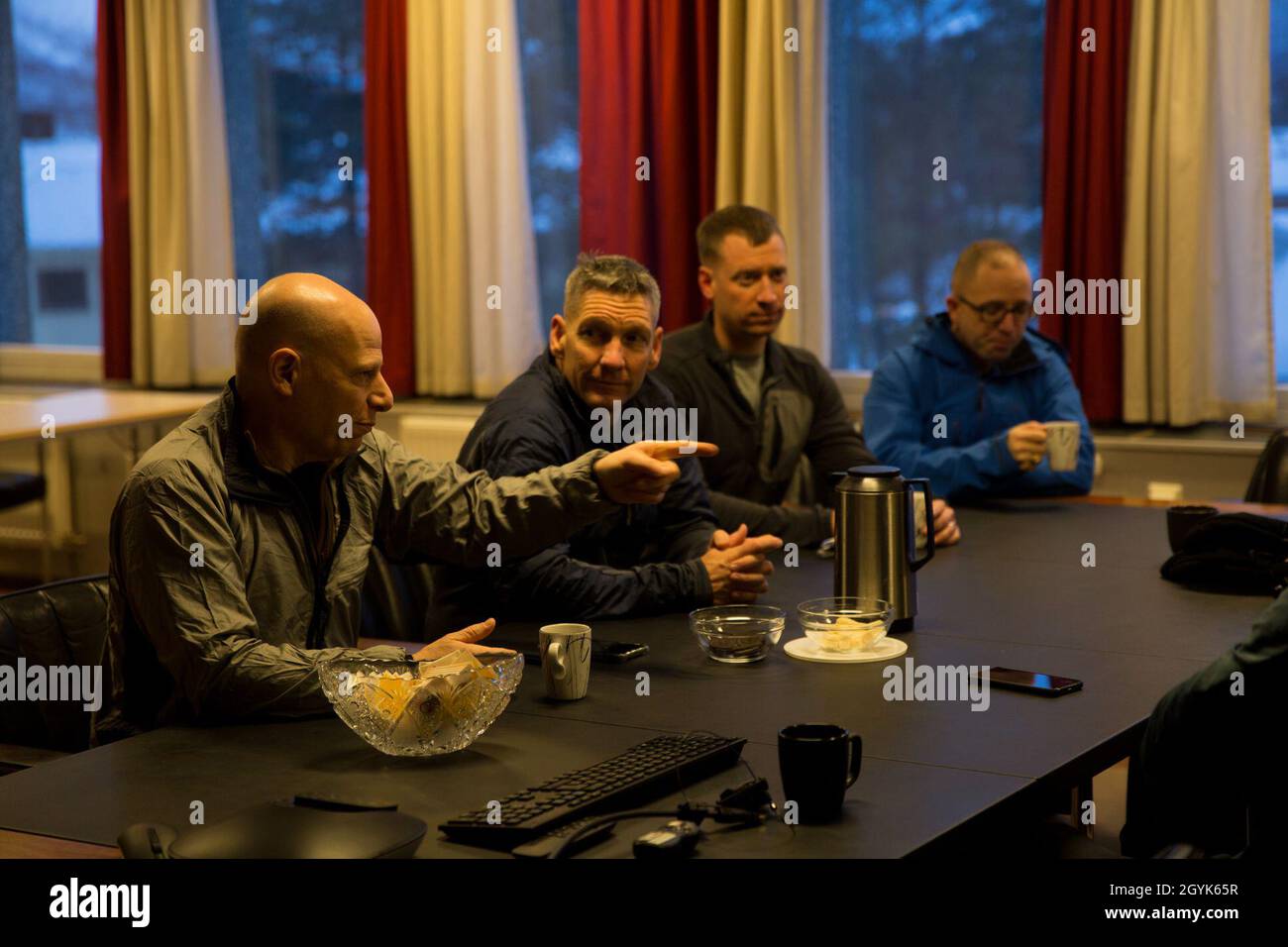 Col. James T. Lulo, deputy commander of U.S. Marine Corps Forces Europe ...