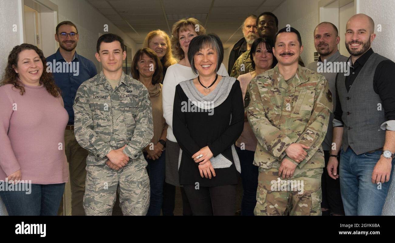 Members of the 700th Contracting Squadron team that worked on the most ...