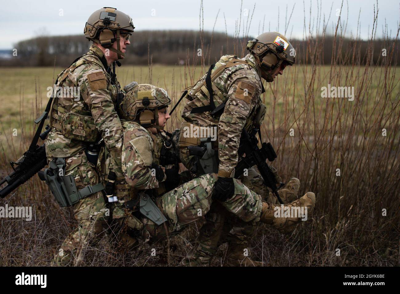 U.S. Air Force Staff Sgt. Dillion Rickman, 435th Security Forces ...