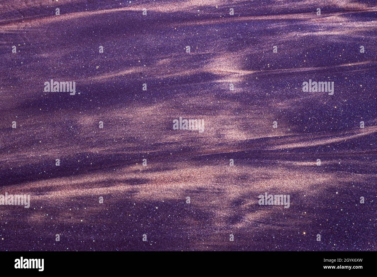 Detail of the black sand on Talofofo Beach on the island of Guam in the ...