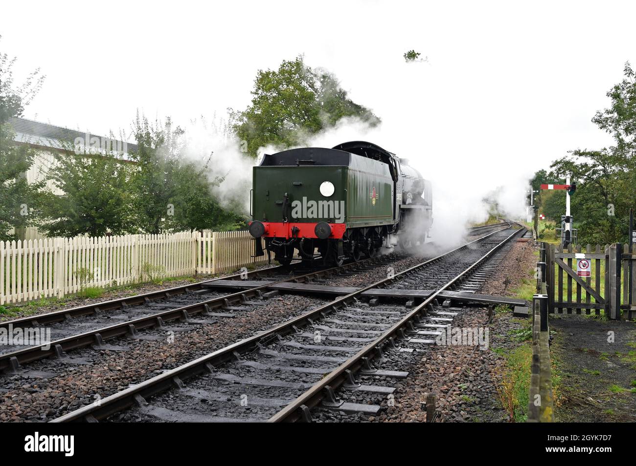 Historic steam locomotive schools class steam locomotive hi-res stock ...