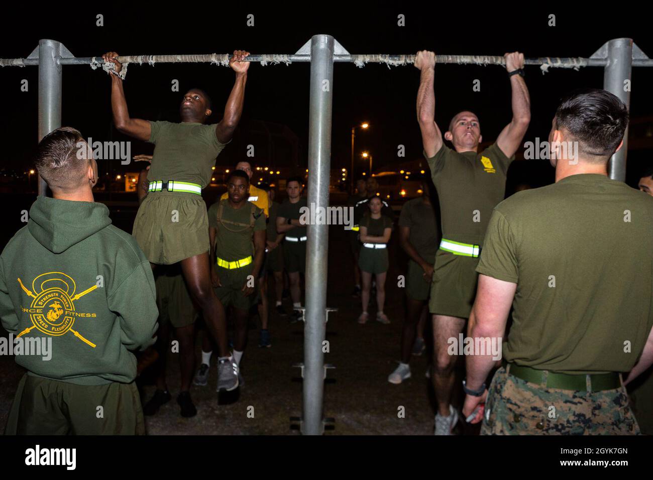 U.S. Marines with Headquarters and Support Battalion, Marine Corps ...