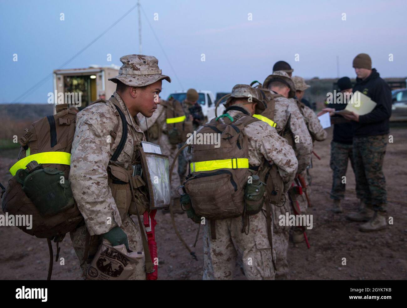U.S. Marines with Basic Reconnaissance Course, Advanced Infantry ...