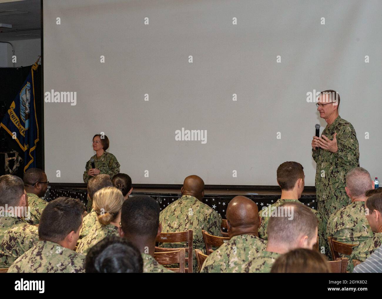 CAMP LEMONNIER, Djibouti - Vice Adm. Lisa Fanchetti, U.S. 6th Fleet ...