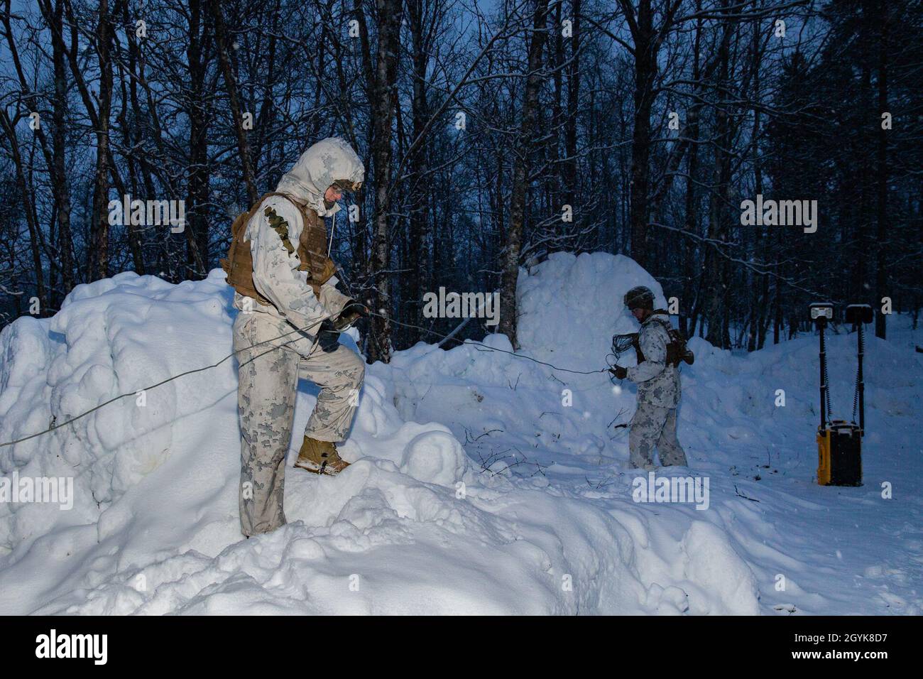 U.S. Marines with Marine Rotational Force-Europe 20.1, Marine Forces ...