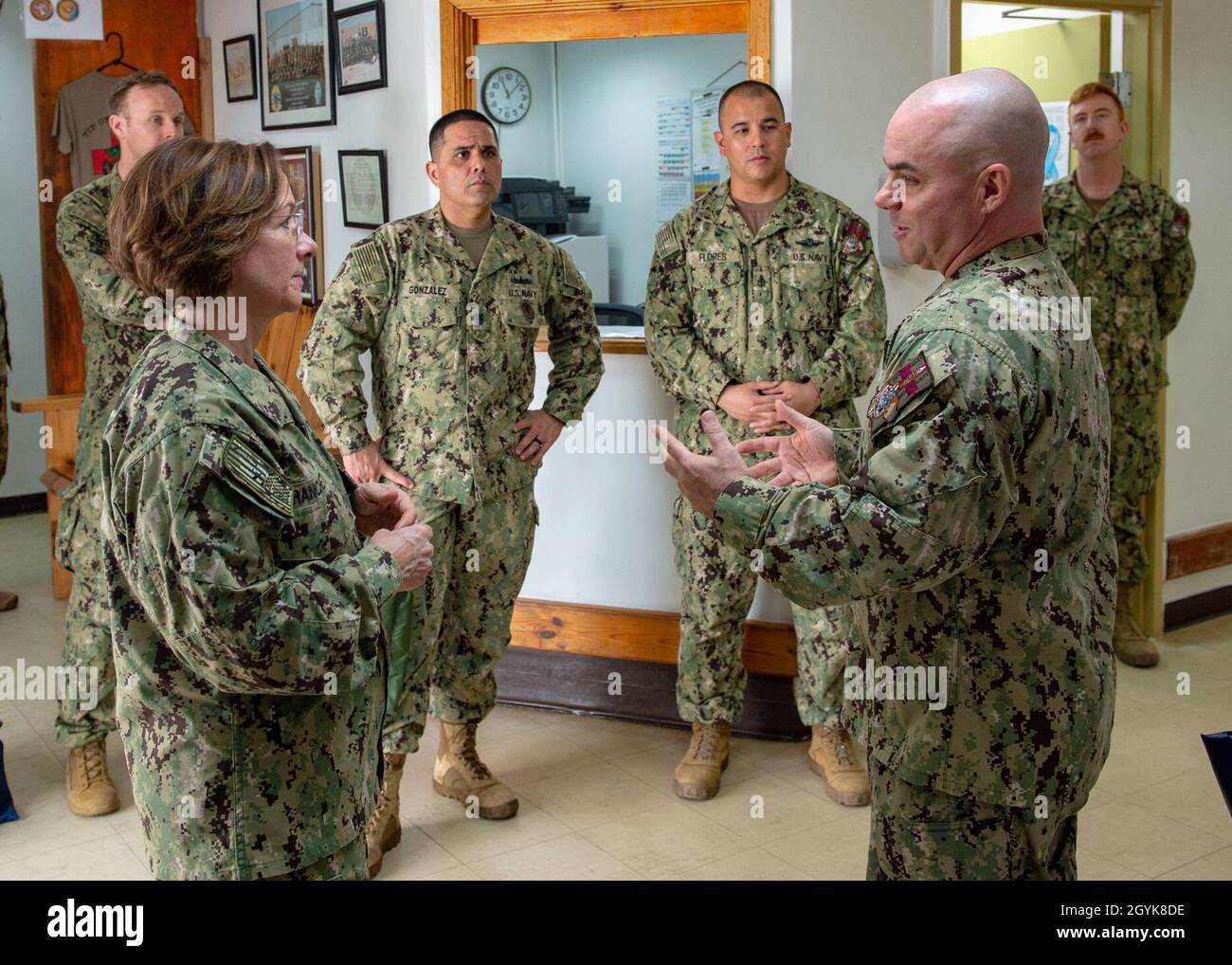 CAMP LEMONNIER, Djibouti - Capt. Paul R. Allen, officer-in-charge of ...