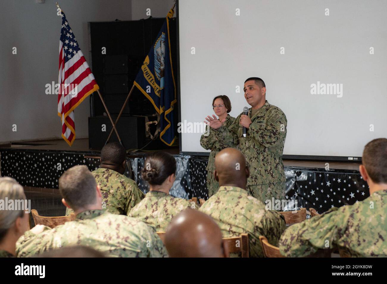 CAMP LEMONNIER, Djibouti - Vice Adm. Lisa Fanchetti, commander, U.S ...
