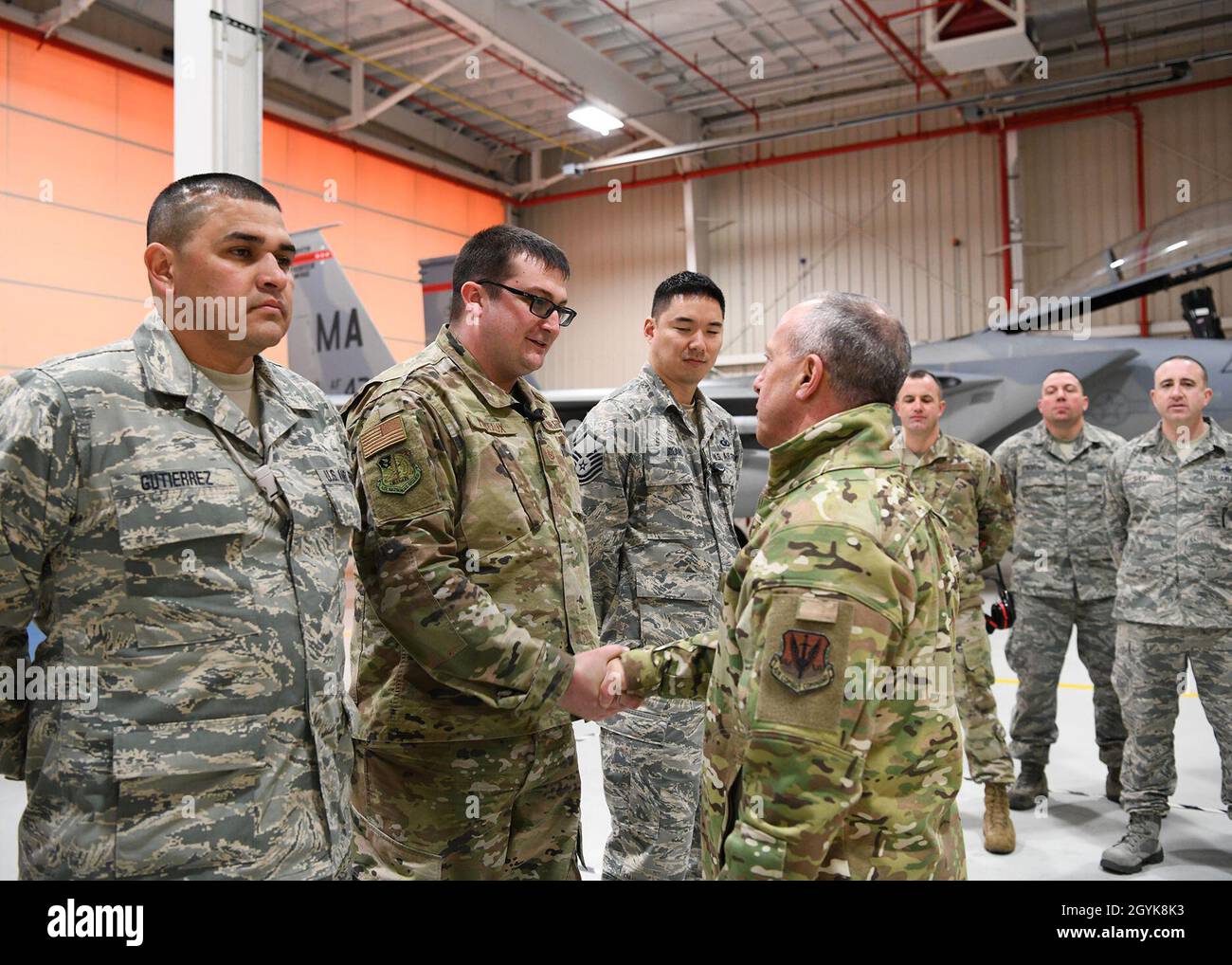 Airmen from the 142 Fighter Wing in Portland Oregon and from the 162 ...