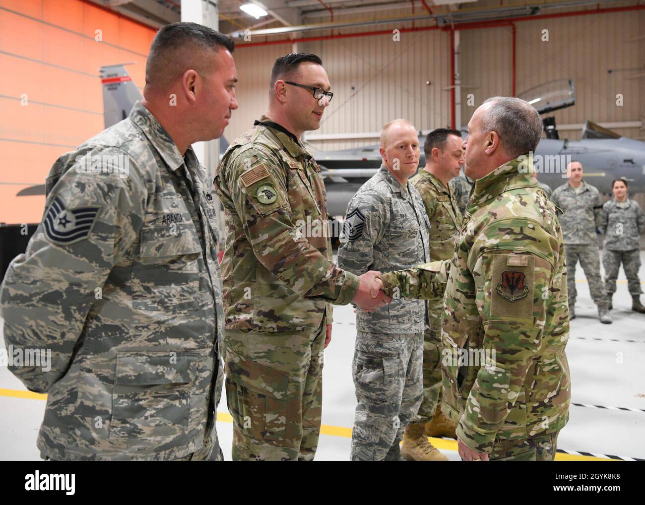 Airmen from the 142 Fighter Wing in Portland Oregon and from the 162 ...