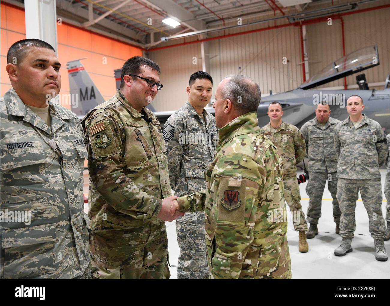 Airmen from the 142 Fighter Wing in Portland Oregon and from the 162 ...