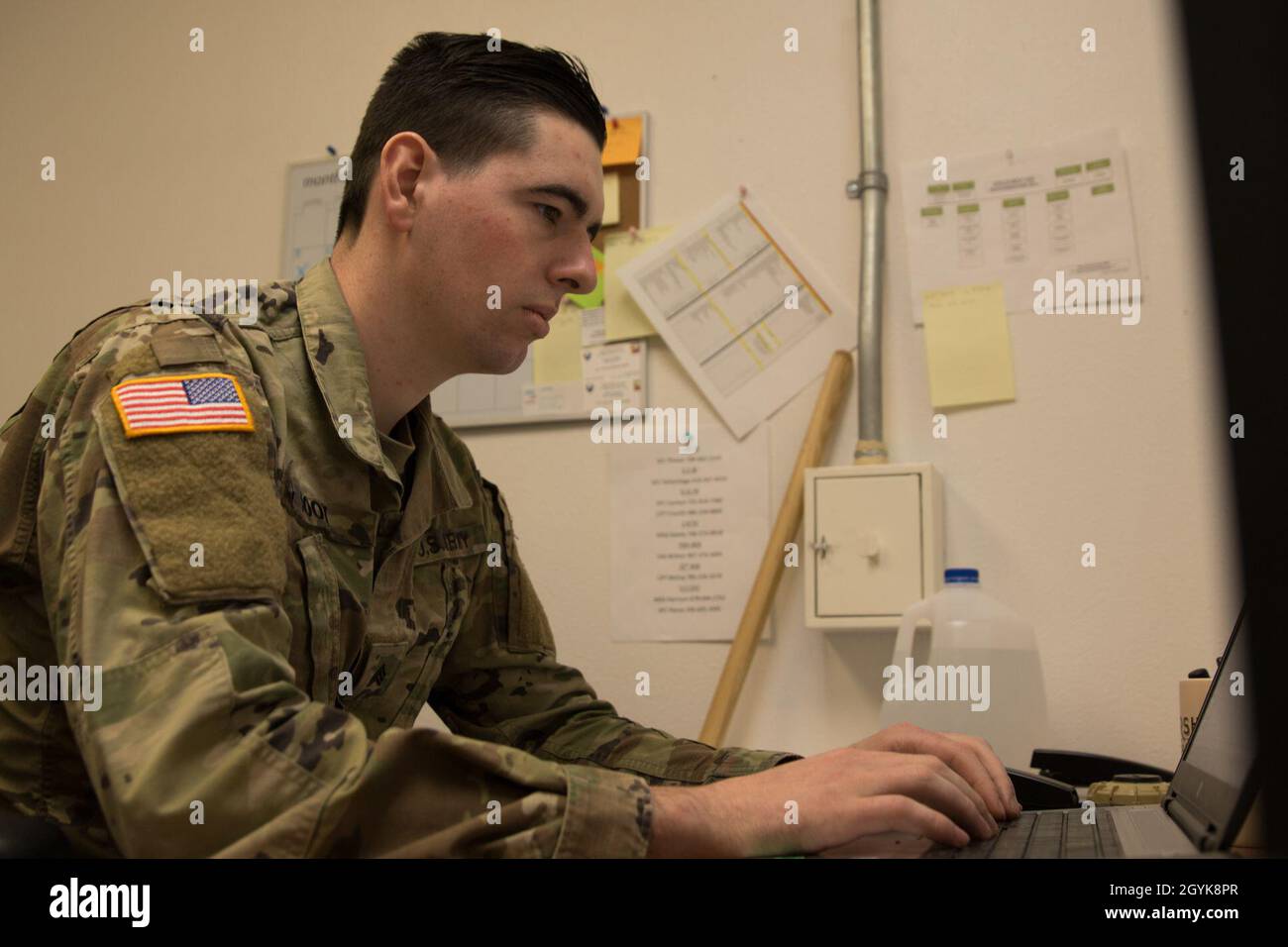 U.S. Army Sgt. Christopher Cook, the non-commissioned officer in charge ...