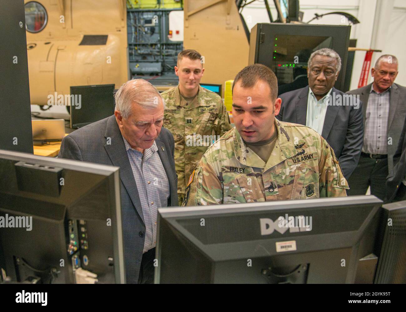 U.S. Army Staff Sgt. Brian Fraley, 128th Aviation Brigade instructor ...