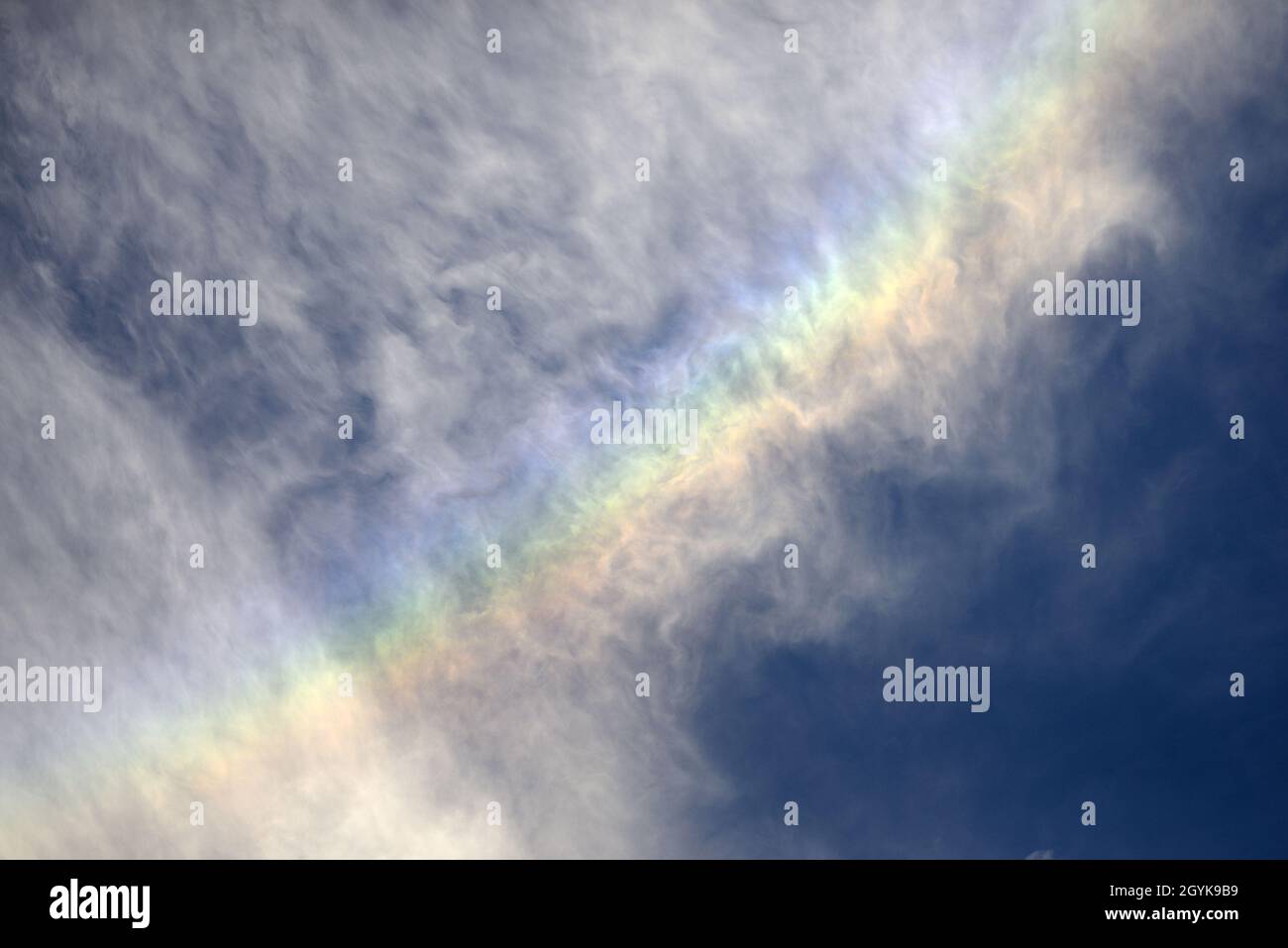 Iridescent clouds / "fire rainbow" / "rainbow clouds" - rainbow formed ...