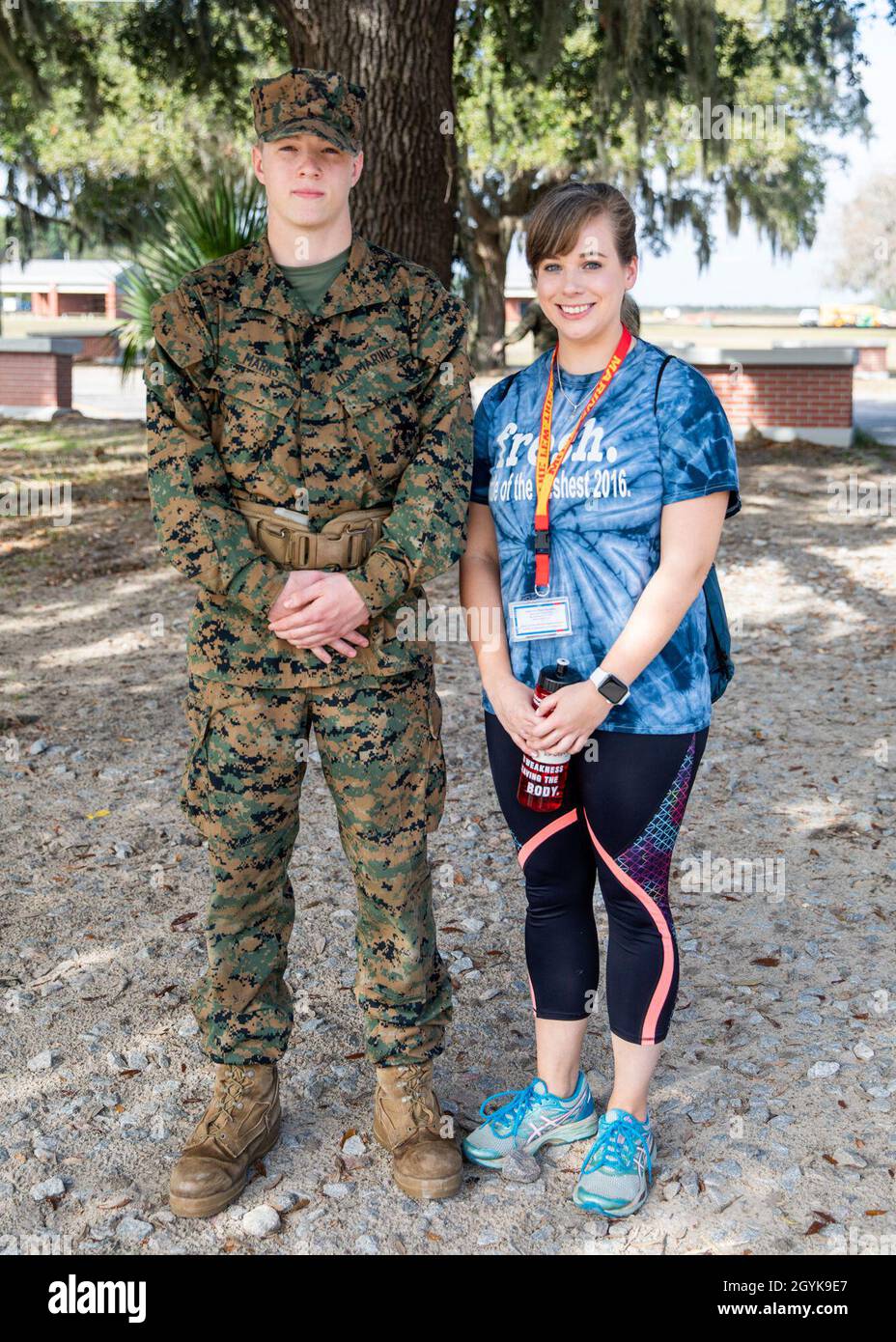 Rebecca Ryan, right, an educator with Recruiting Station Richmond ...