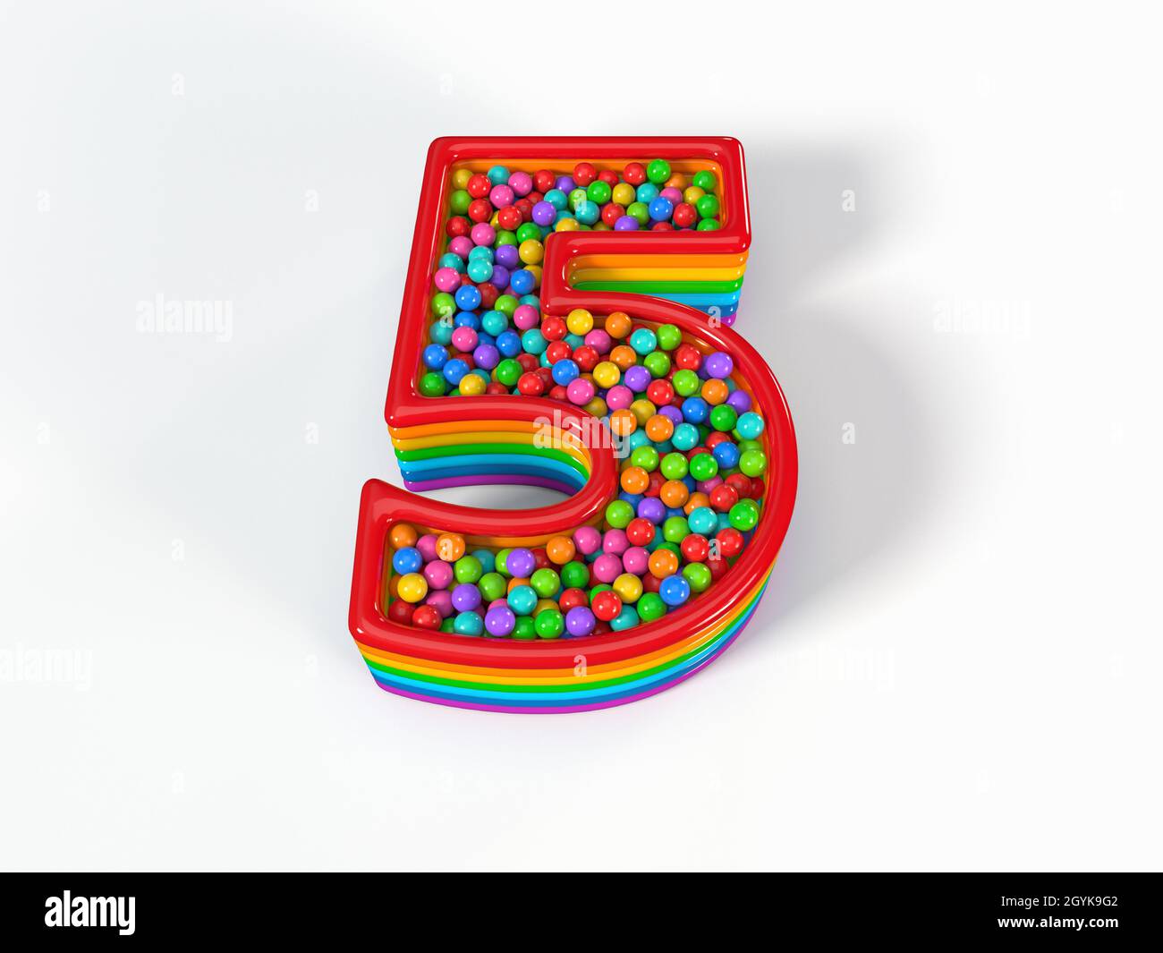 Number 5 pool ball hi-res stock photography and images - Alamy