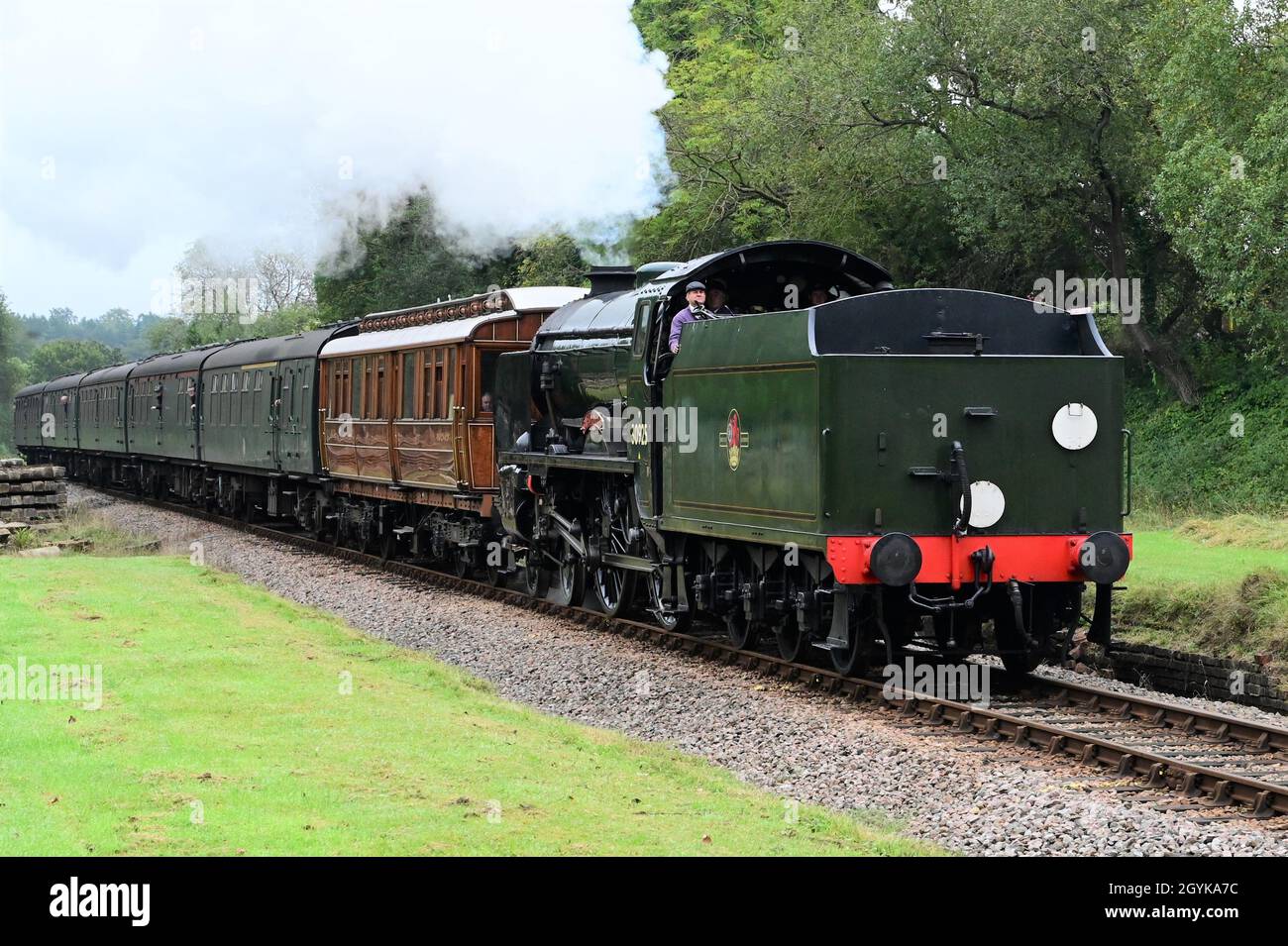 Pulling backwards steam locomotive hi-res stock photography and images ...